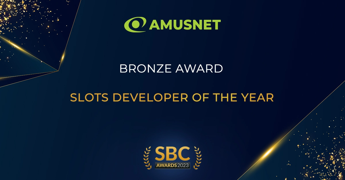 Amusnet with a Bronze Award at SBC Awards 2023