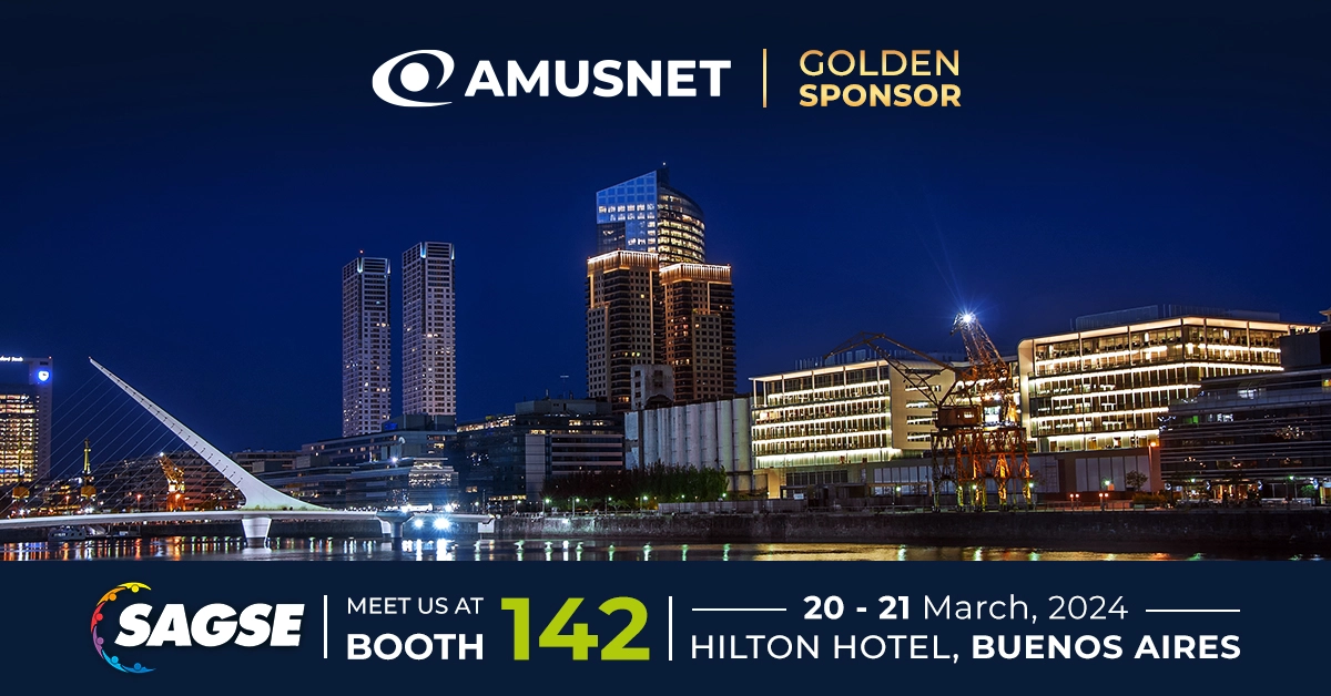 Amusnet Joins SAGSE Buenos Aires as a Golden Sponsor