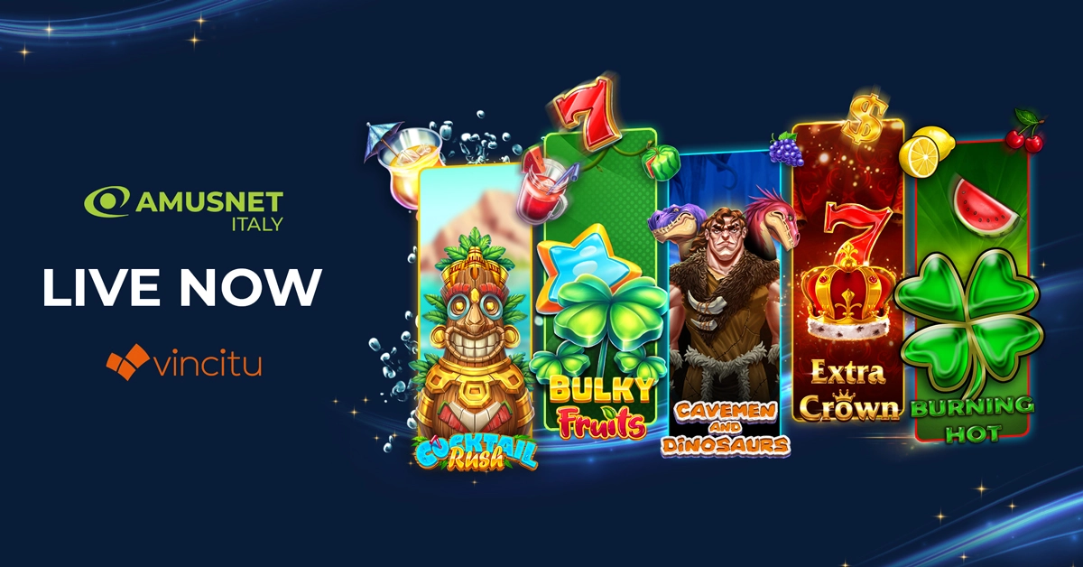 Amusnet's European Expansion Advances with Vincitù Partnership in Italy